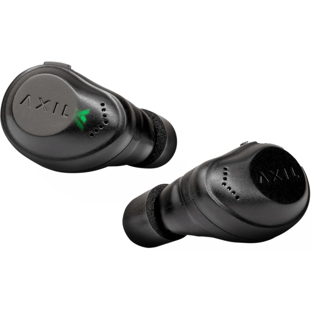 Axil XCOR Wireless Tactical Earbuds w/ Touch Controls & Bluetooth Black ...