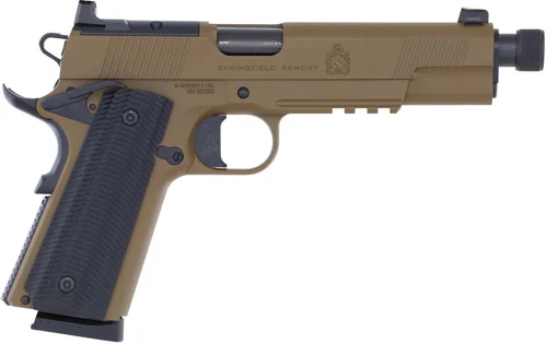 SPRINGFIELD 1911 OPERATOR AOS - 45 ACP 5" 8RD COYOTE THREADED - Spargo ...