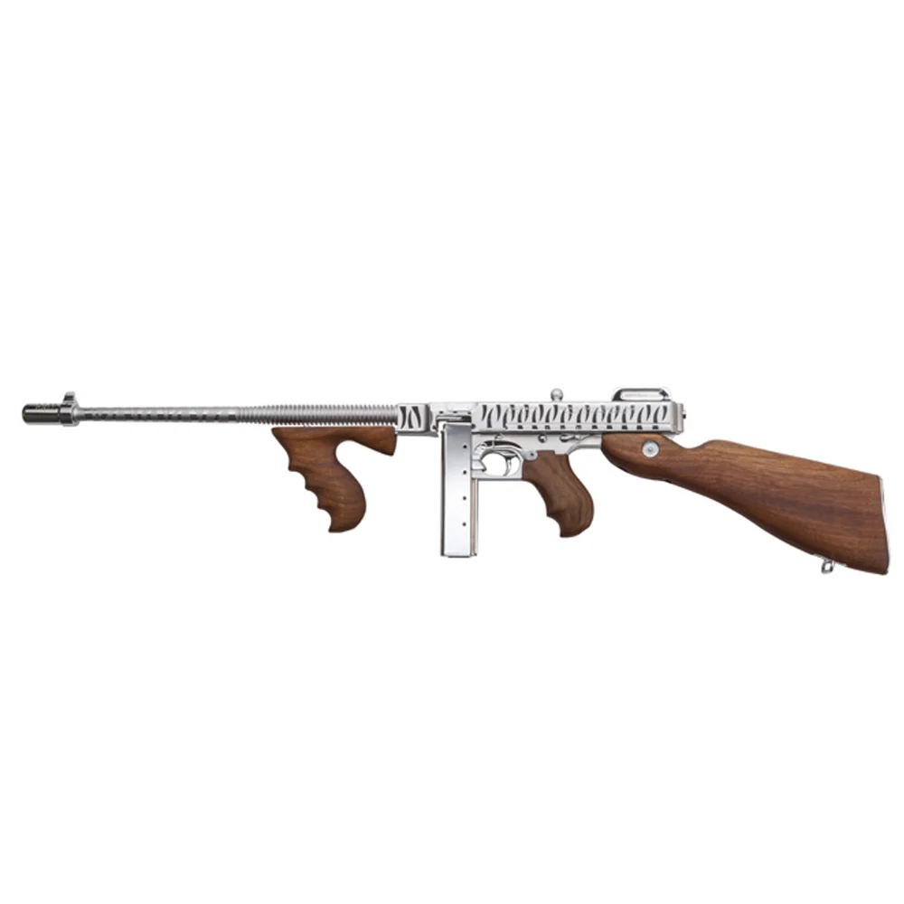 THOMPSON 1927A1 DELUXE CARBINE .45CAL W/50 RD DR & 20RD CHROME TIGER ...